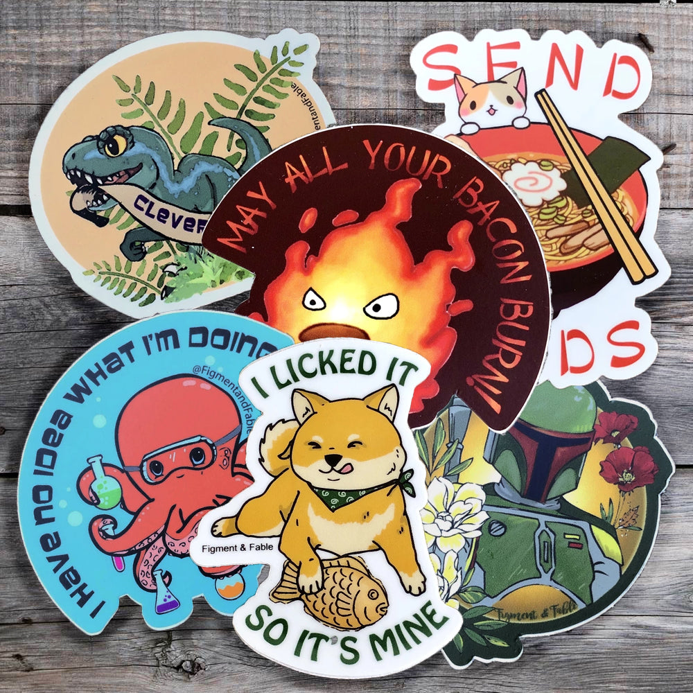 Vinyl Stickers – Figment & Fable